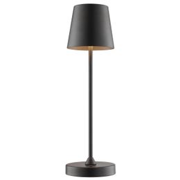 Brilliant LED Tischleuchte "Elora", schwarz, wei&szlig;, 1, &Oslash; 11cm H: 37cm, 1 Stk., Leuchten, LED Akku Leuchte, 220 lm, 2700 K, Wireless Charging, dimmbar, LED Tischleuchte