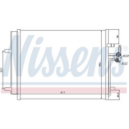 NISSENS Kondensator, Klimaanlage 940043 f&uuml;r FORD 7G9119710AE 1460537 1481851