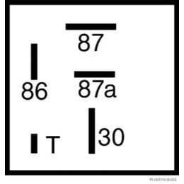 HERTH+BUSS ELPARTS Relais, Kraftstoffpumpe 75614616 5-polig f&uuml;r VW AUDI VAG 4D0951253