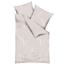 Bettw&auml;sche Kaeppel "Organic", beige (natur), B/L: 155cm x 220cm, 1 Stk., 1 Stk., Mako-Satin, B/L: 80cm x 80cm, 2 Stk., Mako-Satin, Obermaterial: 100% Baumwolle, Bettw&auml;sche, Bettw&auml;sche