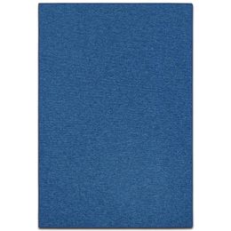 Teppich OTTO HOME "Blackburn", blau (dunkelblau), B:100cm H:4mm L:500cm, Kunstfaser, Teppiche, Teppich