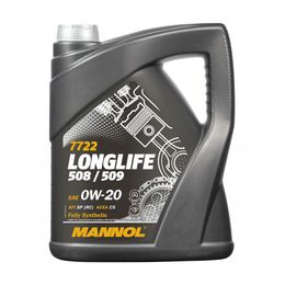 SCT - MANNOL Mannol Longlife 508/509 0W-20 [5L] MN7722-5 Motor&ouml;l f&uuml;r TOYOTA VAG G052577M4 GS60577M2EUR 08880-83886-GO