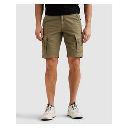 PME-Legend Cargoshorts PME LEGEND, Damen, Gr. 33, N-Gr, covert gr&uuml;n, Web, Obermaterial: 97% Baumwolle, 3% Elasthan, bequem kniefrei, Hosen Cargoshorts, Sommerhose in gewaschener Optik