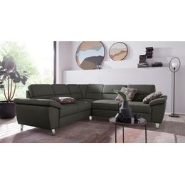 Sit & More Ecksofa SIT & MORE "Sorano L-Form", grau (anthrazit), B:249cm H:88cm T:229cm, Sofas, Ecksofa, wahlweise mit Bett- und Relaxfunktion, inkl. Bettkasten