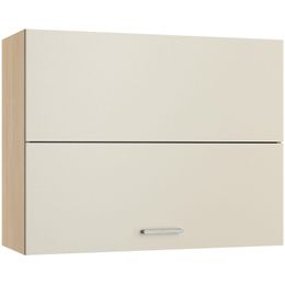 Faltlifth&auml;ngeschrank KOCHSTATION "KS-Lucy", stain, eiche hell, B:90cm H:70,4cm T:34,6cm, Schr&auml;nke, Breite 90 cm, H&ouml;he 70,4 cm, mit 1 Faltliftt&uuml;r, 2 Einlegeb&ouml;den
