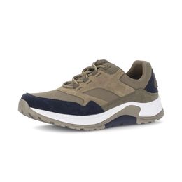 Sneaker Gabor "Sneaker low", Herren, Gr. 46,5, blau, Schuhe Sneaker