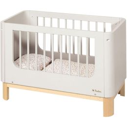 Puppenbett Pinolino "Malea, 4-tlg.", beige, Puppenm&ouml;bel, KinderB:26cm H:34cm T:50cm, MDF, Massivholz, inklusive Bettzeug, B:26cm H:34cm T:50cm