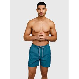 Badeshorts Brunotti "HESTER MEN SWIM SHORTS", Herren, Gr. 3XL, N-Gr, mediterranea, Obermaterial: 100% Polyester. Futter: 100% Polyester, Badehosen Badeshorts, mit Taschen, sportliche Schnittform, schnelltrocknendes Material
