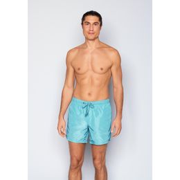 JOOP! Badeshorts JOOP "Cortina AOP Shine", Herren, Gr. XL, N-Gr, reef waters aop, Web, Obermaterial: 100% Polyester, Badehosen Badeshorts, Allover-Cornflower-Print, Kordel mit Logoschriftzug