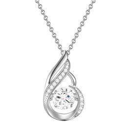 Kette mit Anh&auml;nger Rafaela Donata "G852", silber, Halsketten, Damen, 42,0cm Basiskette + 7,0cm Verl&auml;ngerung,mit Zirkonia, Silber 925 (Sterlingsilber), B: 1,4mm, aus Sterling Silber, B:1,4mm