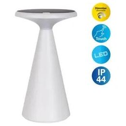 N&auml;ve N&Auml;VE LED Tischleuchte "Palu", wei&szlig;, 1, &Oslash; 11,5cm H: 20cm, 1 Stk., Leuchten, Solar-/Akkubetrieb, Touch, Dimmbar, Memory, USB-C-Ladekabel, warmwei&szlig;, LED Tischleuchte