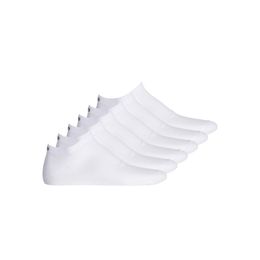 Sneakersocken Hugo "Socken 6P AS UNI CC 10260253 01 6er Pack", Herren, Gr. 43-46, wei&szlig;, Obermaterial: 68% Baumwolle CO. 30% Polyamid PA. 2% Elasthan EL., Socken Sneakersocken