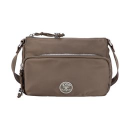 JOOP! Schultertasche JOOP JEANS "lietissimo 1.0 jasmina shoulderbag shz", Damen, Gr. B/H/T: 24cm x 15cm x 7cm, olive night, Textil, Taschen Schultertasche, Damen Umh&auml;ngetasche mit verstellbarem Schulterriemen
