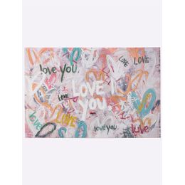 Bild, bunt (farbe bild(er): wei&szlig;, bunt), B:120cm H:80cm T:3,5cm, Bilder, Bild