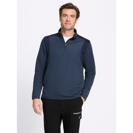 Catamaran Sports Herren Sweatshirt mit Eins&auml;tzen, dunkelblau-meliert, Gr&ouml;&szlig;e 44/46