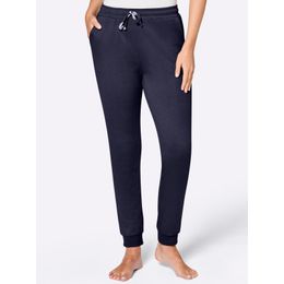 feel good Damen Dehnbund-Hose, marine, Gr&ouml;&szlig;e 44/46