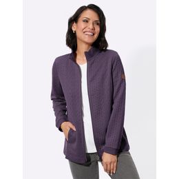 WITT Damen Shirtjacke mit Rei&szlig;verschluss, feige, Gr&ouml;&szlig;e 36