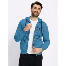 Catamaran Herren Sweatjacke, mittelblau-meliert, Gr&ouml;&szlig;e 44/46