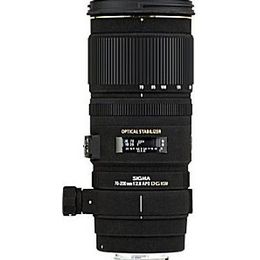 Sigma 70-200 mm F2.8 DG EX HSM 77 mm Filtergewinde (Canon EF Anschluss) schwarz
