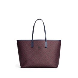 Tommy Hilfiger Shopper Damen Gr&ouml;&szlig;e One Size blau / bordeaux