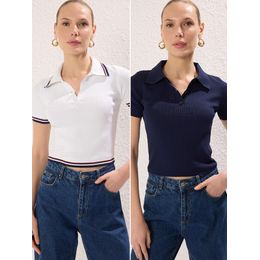 Trendyol Pullover Damen Gr&ouml;&szlig;e S/M navy / oliv