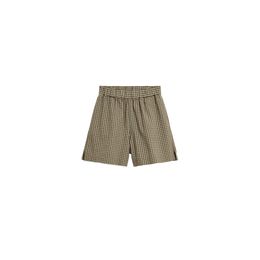 armedangels Shorts VICHY SEERSUCKER Damen Gr&ouml;&szlig;e 36 braun / khaki