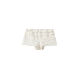 MANGO TEEN Shorts 'Tapes' Damen Gr&ouml;&szlig;e 36 wei&szlig;meliert