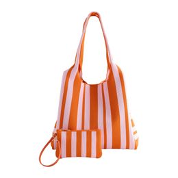 next Strandtasche Damen Gr&ouml;&szlig;e One Size dunkelorange / ros&eacute;
