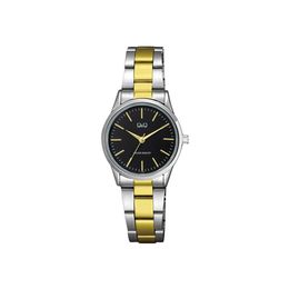 Q&q Analog Watch 'Klassisch' female Gold, Silver size Onesize