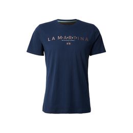 La Martina T-Shirt Herren Gr&ouml;&szlig;e XXL navy / braun / wei&szlig;