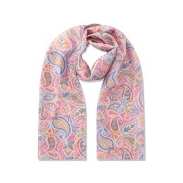 Codello Schal Seidentuch Paisley-Print Damen Gr&ouml;&szlig;e One Size pink