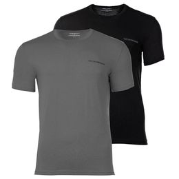 Emporio Armani T-Shirt Herren Gr&ouml;&szlig;e M grau / schwarz