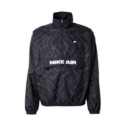 Nike Sportswear Jacke 'AIR' Herren Gr&ouml;&szlig;e S anthrazit / dunkelgrau / wei&szlig;