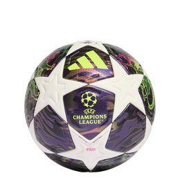 adidas Performance Ball 'UEFA Champions League Final Pro' Herren Gr&ouml;&szlig;e 5 neongelb / lila / schwarz / wei&szlig;