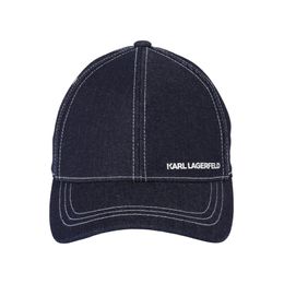 K by KARL LAGERFELD Karl Lagerfeld Cap Damen Gr&ouml;&szlig;e 55/60 nachtblau / wei&szlig;