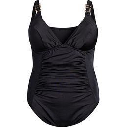 Swim By Zizzi Badeanzug Damen Gr&ouml;&szlig;e 6XL schwarz