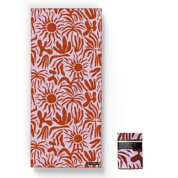 Woodsandwaves Beach Towel 'Burning Sun' female Red size One Size