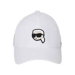 K by KARL LAGERFELD Karl Lagerfeld Cap Damen Gr&ouml;&szlig;e 55/60 hellbeige / schwarz / wei&szlig;