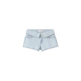 MANGO TEEN Shorts 'Mady' Damen Gr&ouml;&szlig;e 27/28 hellblau