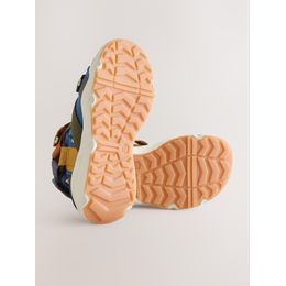 next Sandalen Jungen Gr&ouml;&szlig;e 35.5 blau / braun / gr&uuml;n