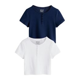 next Shirt girl Blue, White size 6 yrs