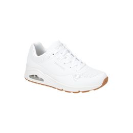 Skechers Schn&uuml;rschuh 'Skechers Uno Schuhe wei&szlig; braun Damen Sneakers 73690' Damen Gr&ouml;&szlig;e 38 wei&szlig;