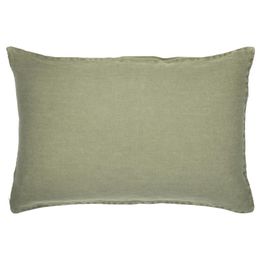 IB Laursen Kissenbezug Leinen 60x40 cm 60 x 40 cm, Olive skandinavische Deko Online Shop
