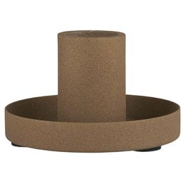 IB Laursen Kerzenhalter f&uuml;r Stabkerze Alu cognac skandinavische Deko Online Shop