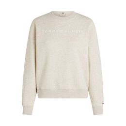 Tommy Hilfiger Sweatshirt Damen Gr&ouml;&szlig;e XS beigemeliert / wei&szlig;