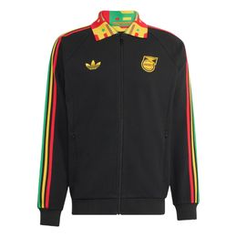 adidas Performance Sportsweatjacke 'Jamaika x Bob Marley Anthem' Herren Gr&ouml;&szlig;e XL goldgelb / gr&uuml;n / rot / schwarz