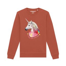 Watapparel Sweatshirt ' Flash, the unicorn ' male Brown size XXXL