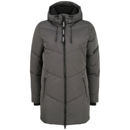 oxmo Mantel 'Junchen' Damen Gr&ouml;&szlig;e M grau Winterjacke