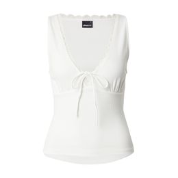 Gina Tricot Top Damen Gr&ouml;&szlig;e XS wei&szlig;
