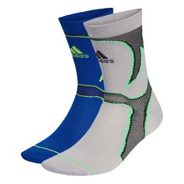 adidas originals Socken 'Teamgeist' Damen Gr&ouml;&szlig;e 43/45 dunkelblau / hellgrau / neongr&uuml;n / schwarz